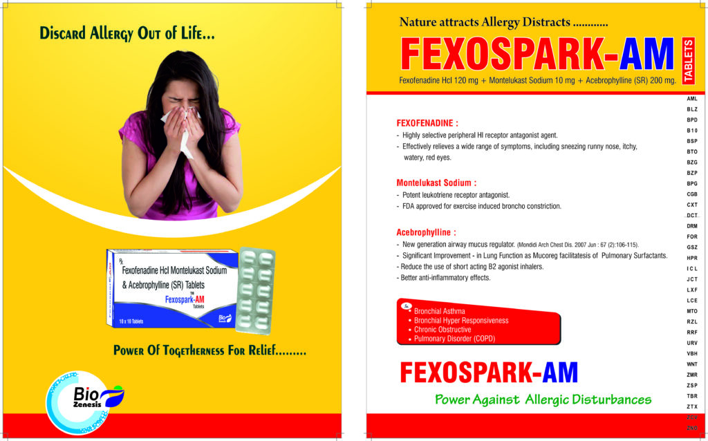 Fexospark-AM Tab. – Biozenesis